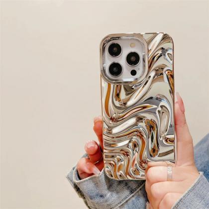 Elegant 3d Wavy Design Iphone Case on Luulla