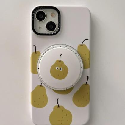 Tomato Print Iphone Case With Popsocket Grip on Luulla