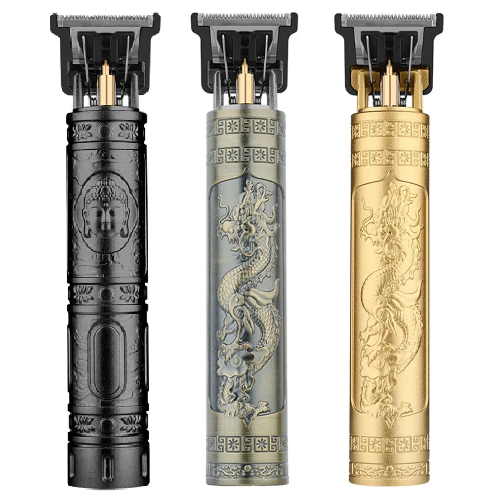 Vintage Dragon Buddha Design Electric Hair Trimmer Set on Luulla