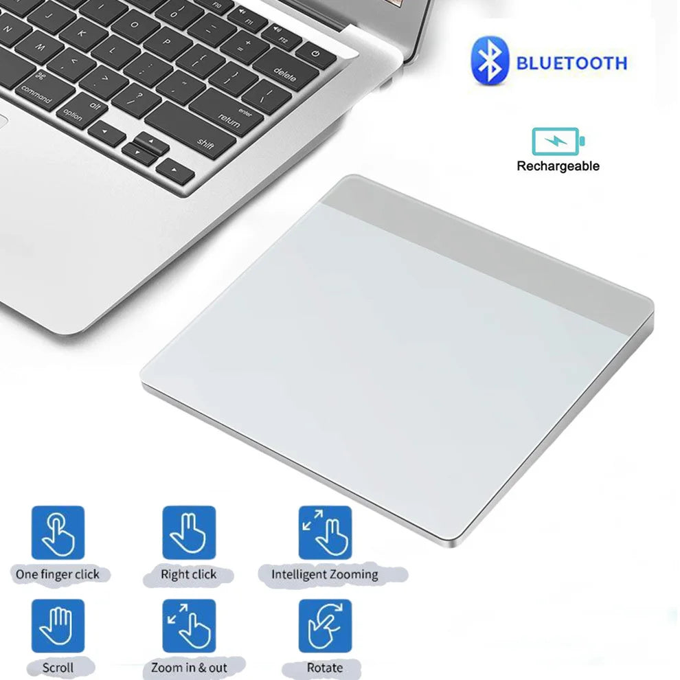 Rechargeable Bluetooth Touchpad With Intuitive Multi-gesture Support on ...