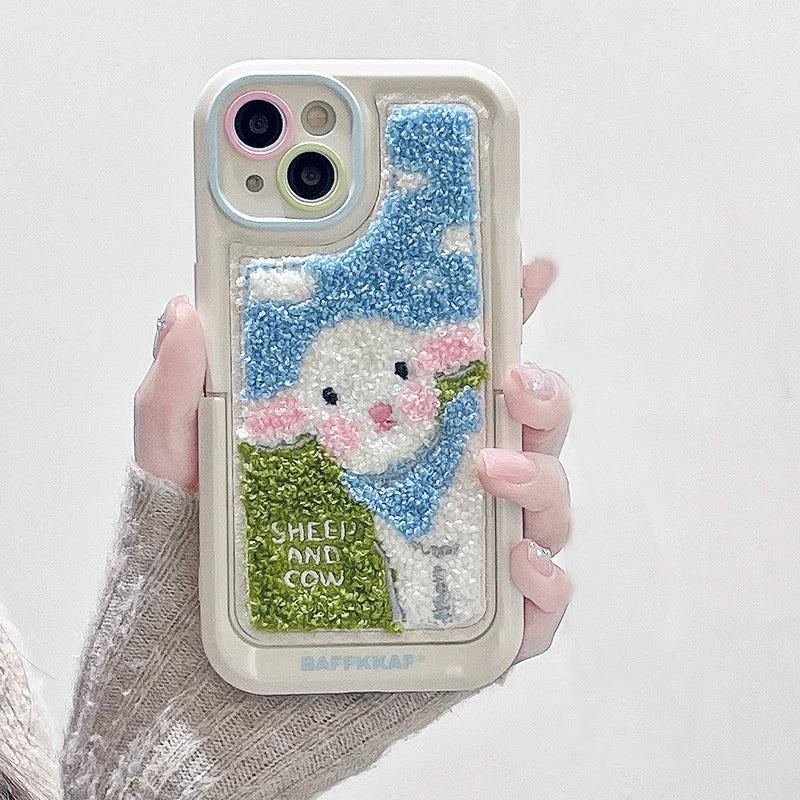 Cute Plush Sheep Iphone 13 Pro Case on Luulla