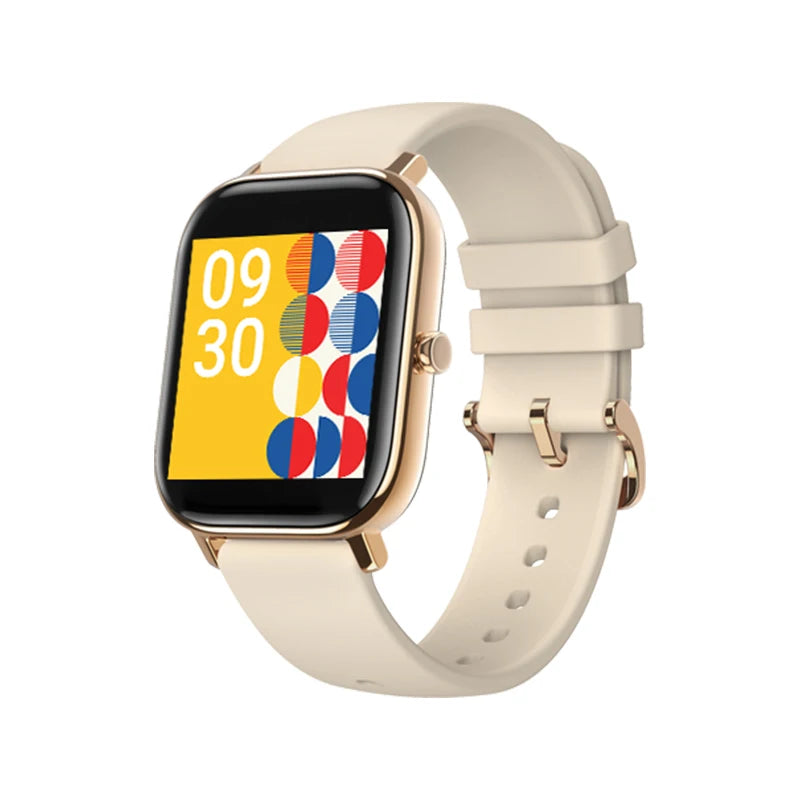 Smartwatch With Gold Case And Cream Band on Luulla