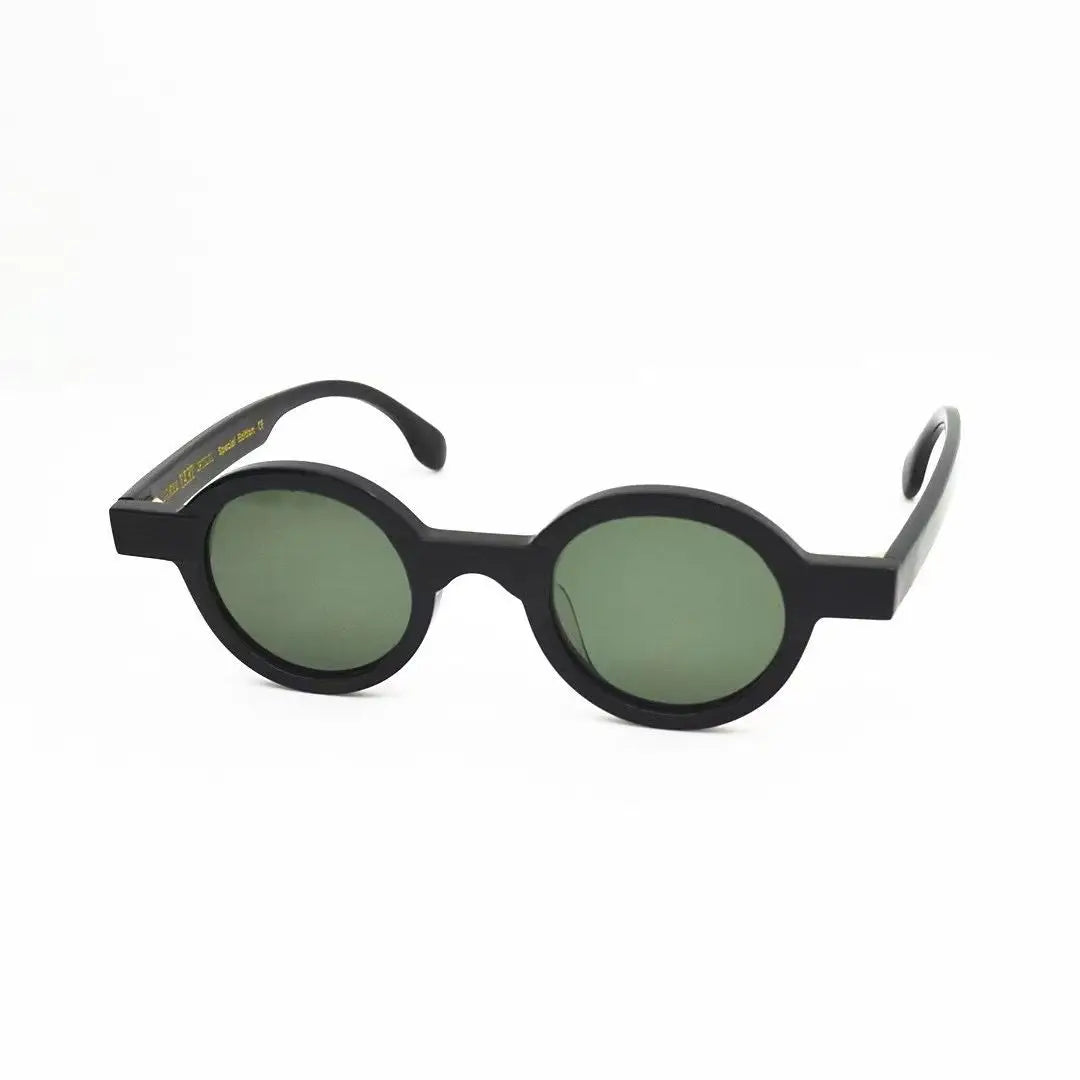 Retro Round Black Frame Sunglasses For Men on Luulla