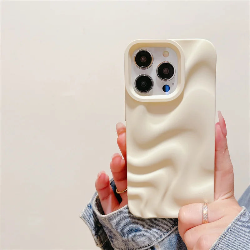 Elegant 3d Wavy Design Iphone Case on Luulla