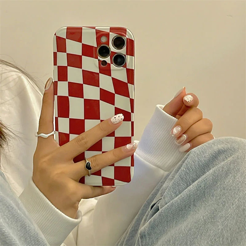 Checkerboard Pattern Phone Cases For Iphone Models on Luulla