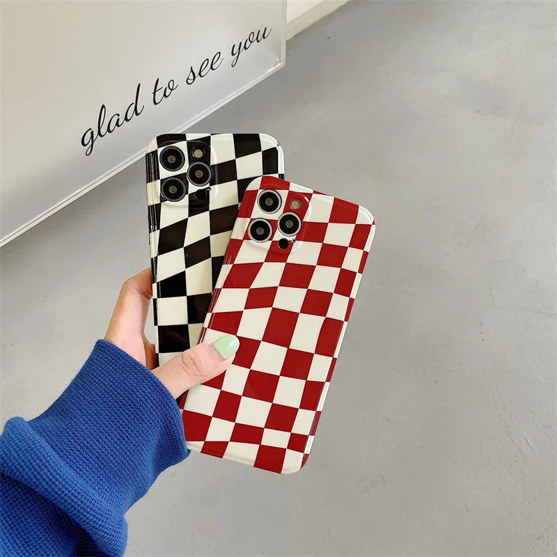 Checkerboard Pattern Phone Cases For Iphone Models on Luulla