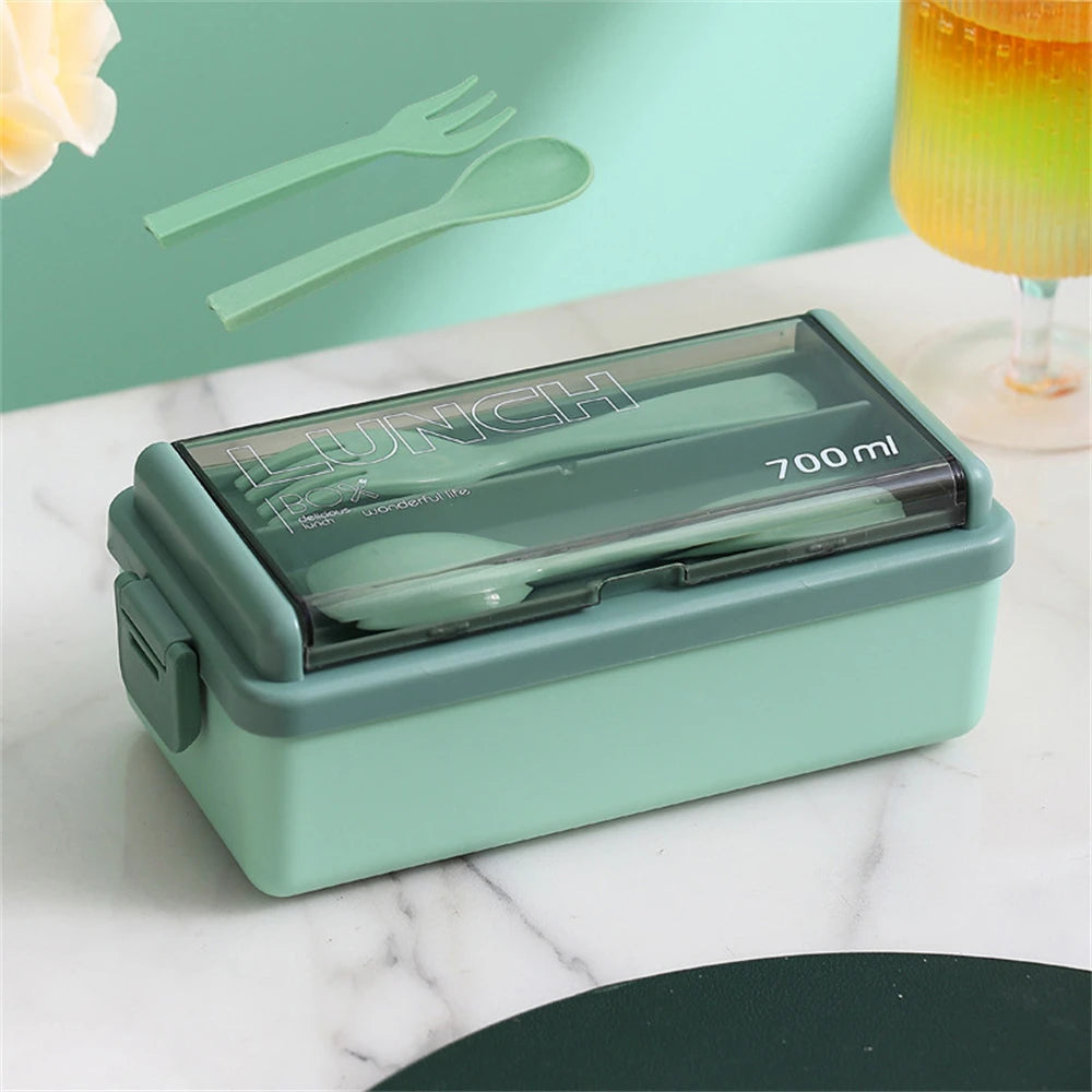 Stackable 1400ml Lunch Box With Utensils on Luulla