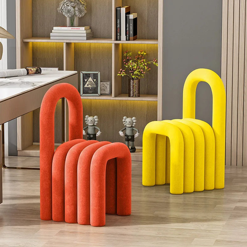 Modern Colorful Arched Design Accent Chair on Luulla