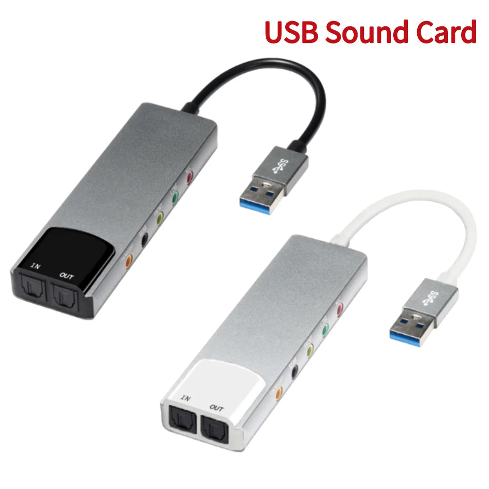External 71 Usb Sound Card Adapter With Cable on Luulla