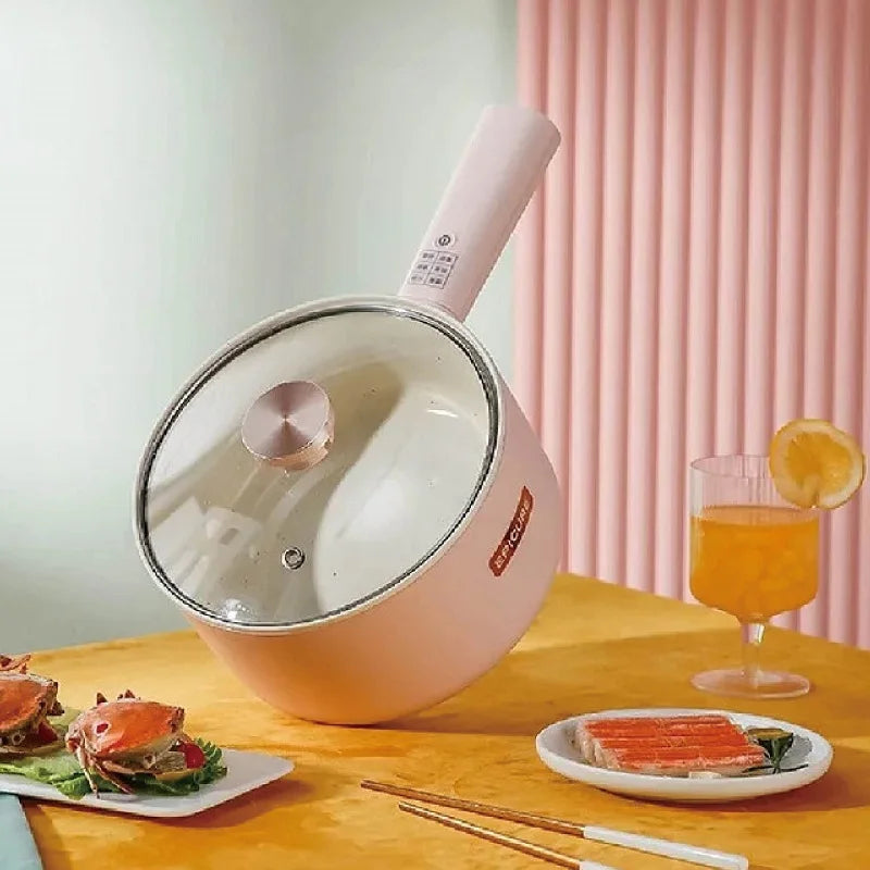 Non-stick Electric Wok With Glass Lid, 4-quart on Luulla