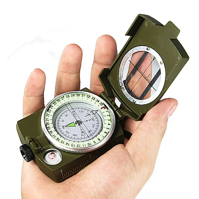 Military Grade Lensatic Sighting Compass With Pouch on Luulla