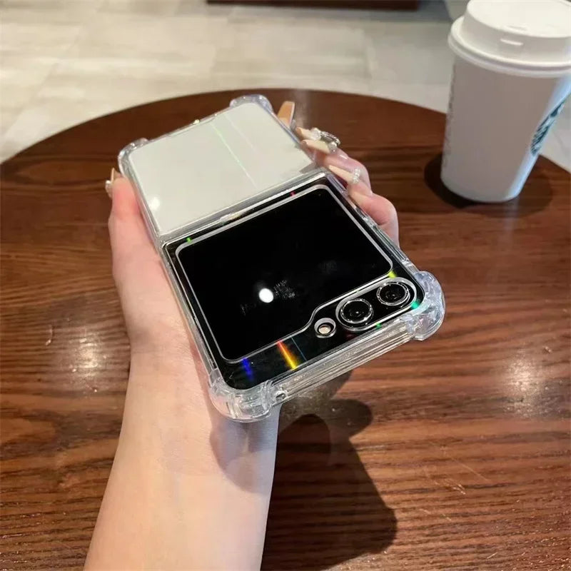 Transparent Shockproof Case For Samsung Flip Phones on Luulla