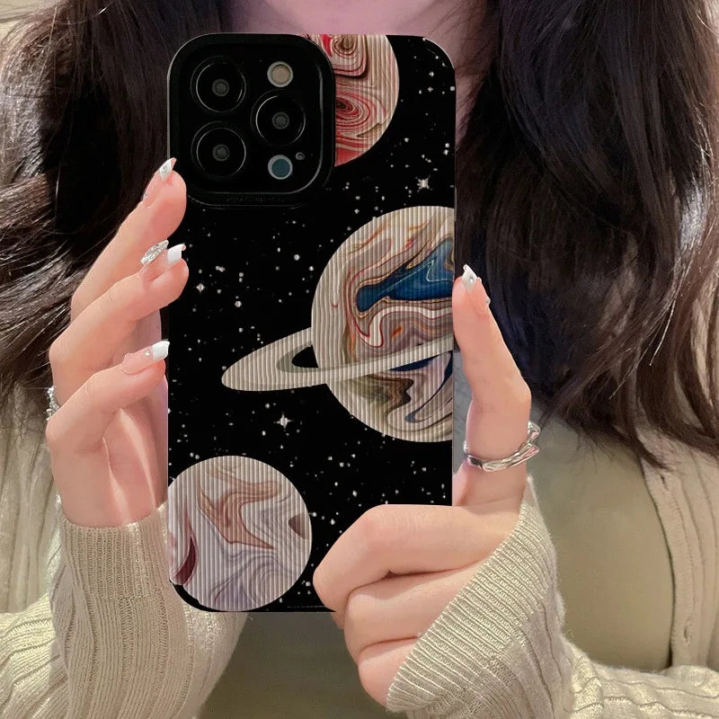 Galaxy Planets Design Iphone Case - Space Theme on Luulla