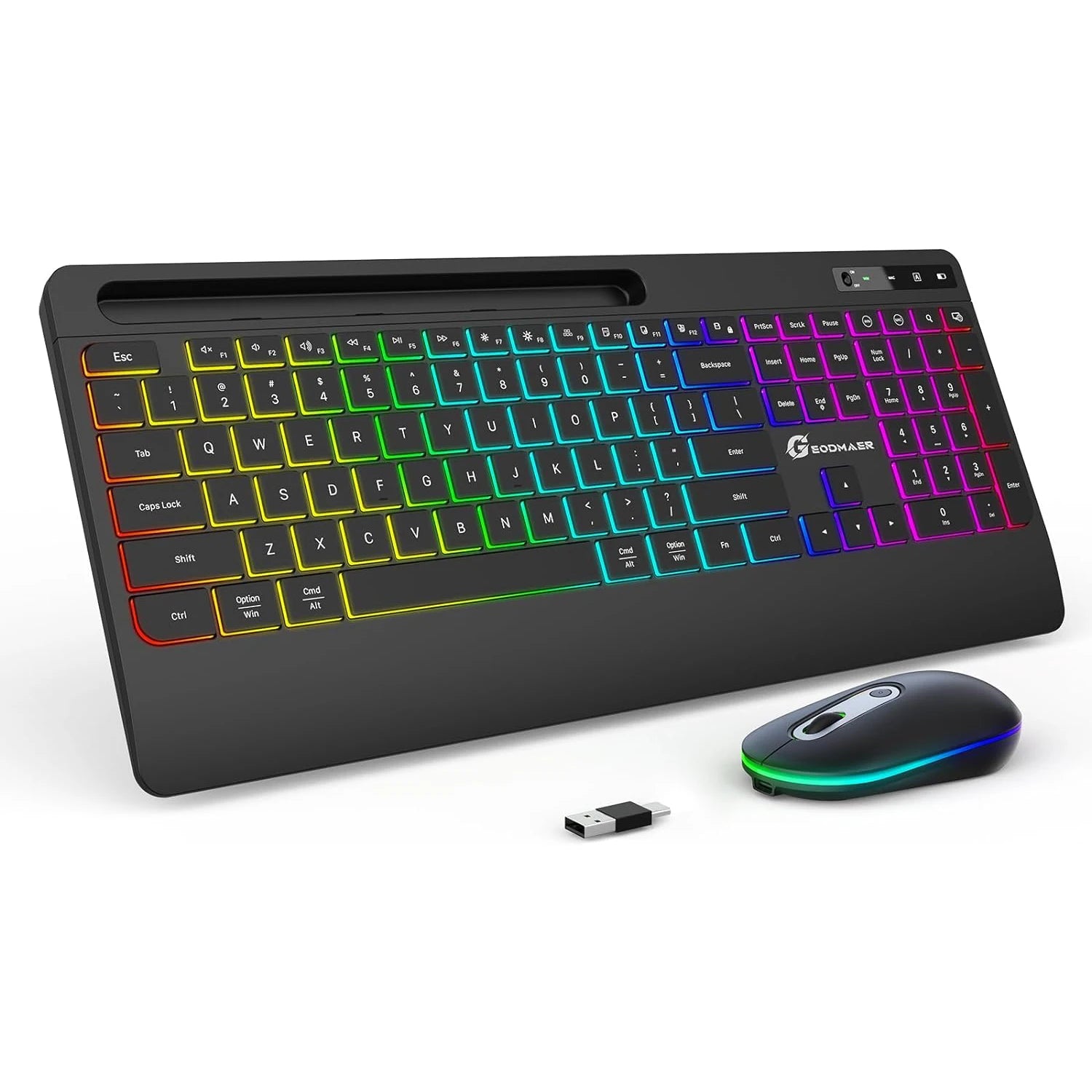 Wireless Rgb Keyboard And Mouse Combo Set on Luulla