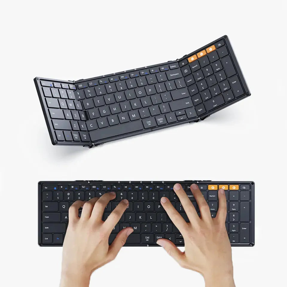 Wireless Foldable Bluetooth Keyboard For Travel And Office on Luulla