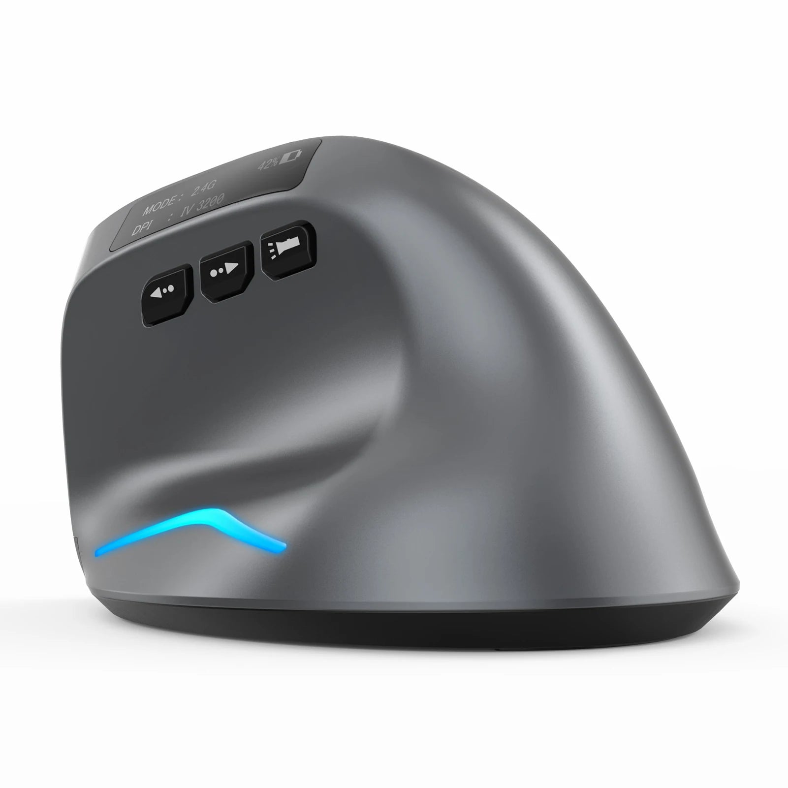 Ergonomic Wireless Vertical Gaming Mouse With Led on Luulla