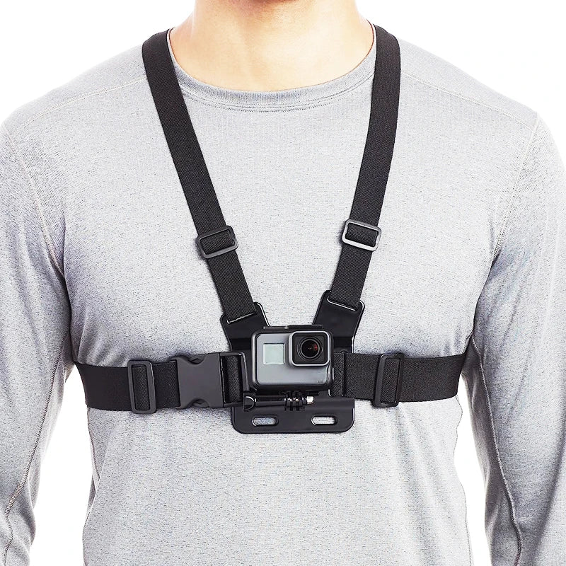 Chest Strap Mount For Action Cameras Adjustable on Luulla