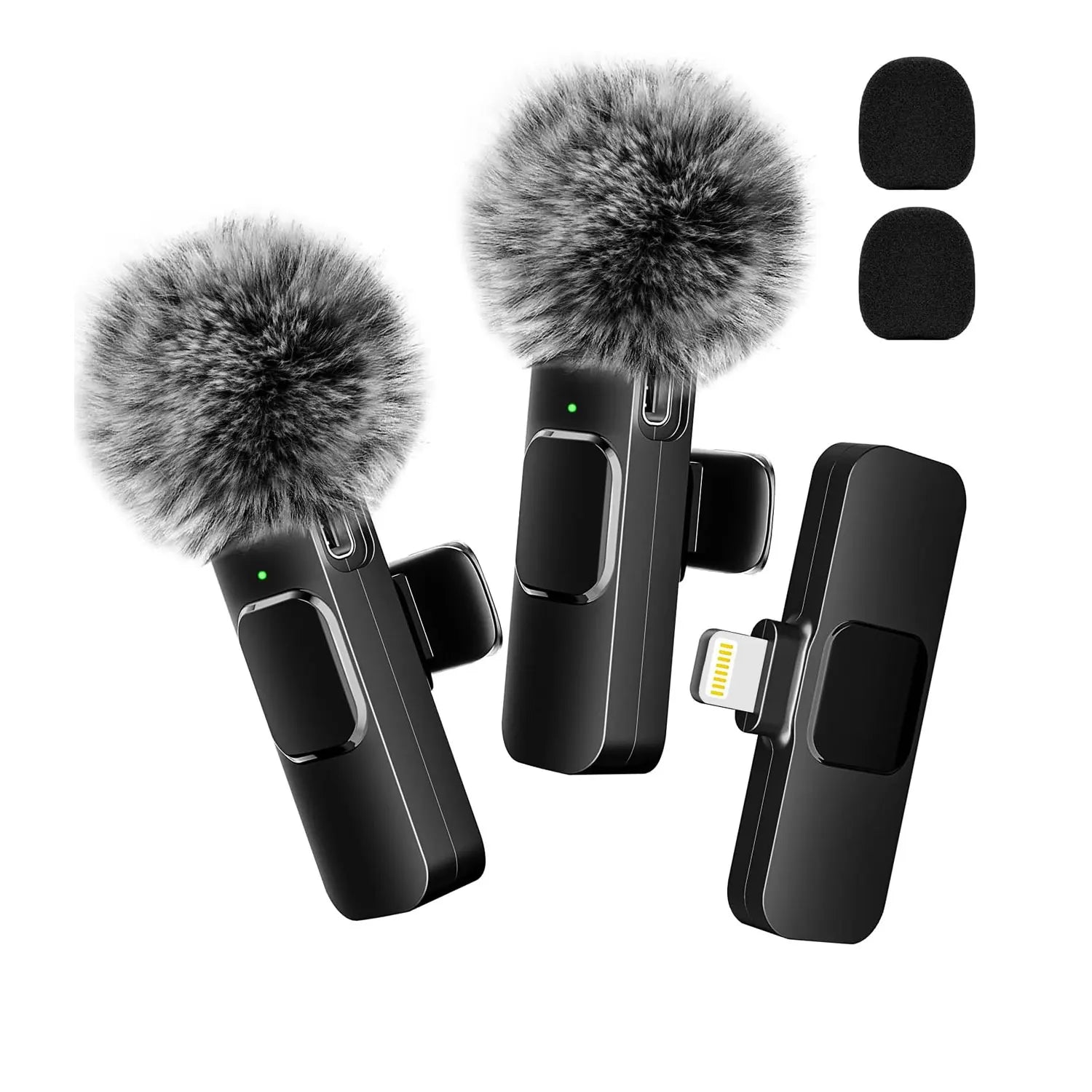 Wireless Lavalier Microphone With Wind Muff Kit on Luulla