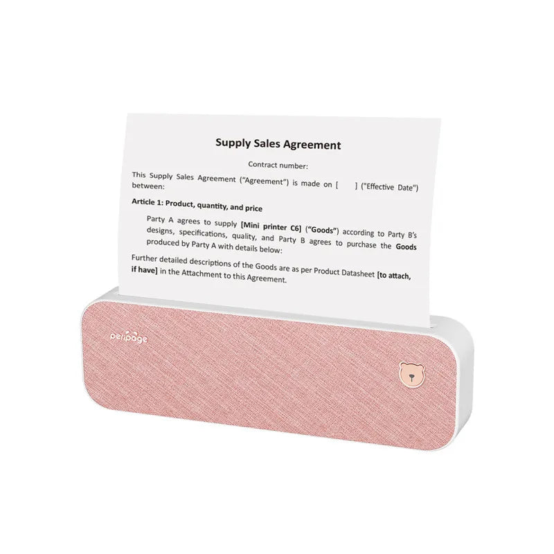Portable Wireless Mini Printer For Instant Documents on Luulla