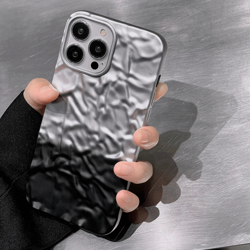Elegant Metallic Ripple Texture Iphone Case Cover on Luulla