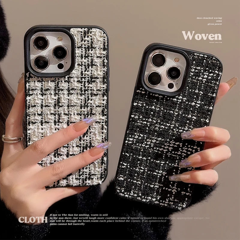 Luxury Woven Fabric Iphone Case Protection on Luulla