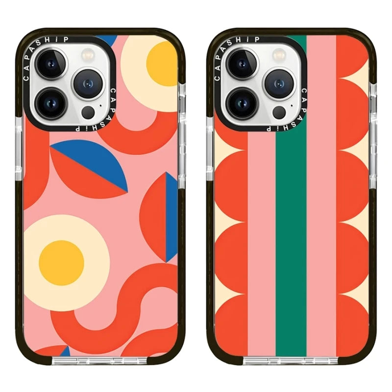 Abstract Patterned Phone Case Duo Set on Luulla