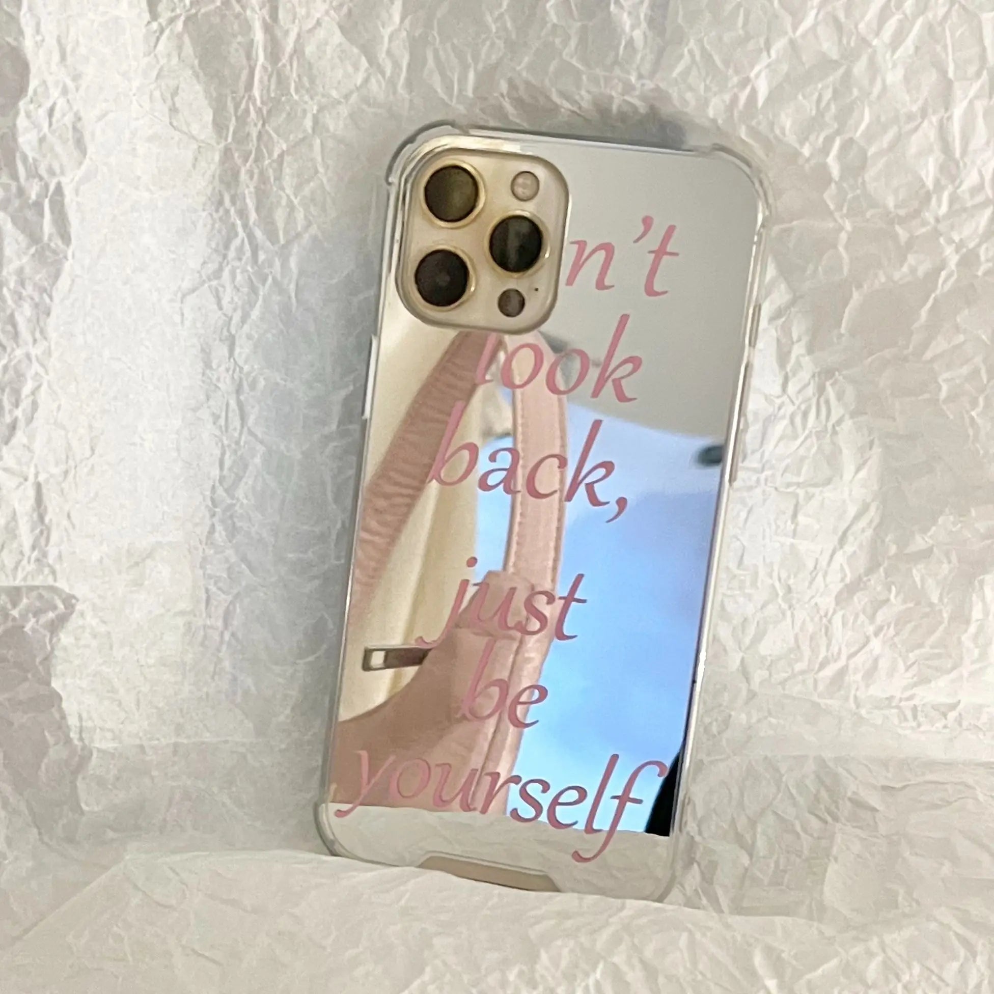 Mirrored Motivational Phone Case - Inspirational Message on Luulla