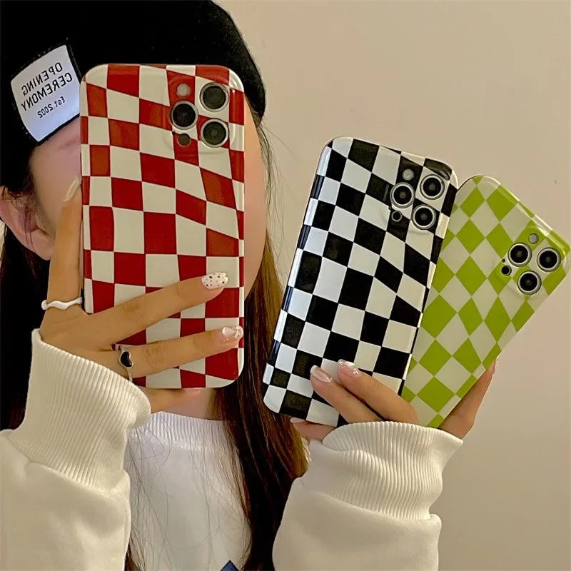 Checkerboard Pattern Phone Cases For Iphone Models on Luulla