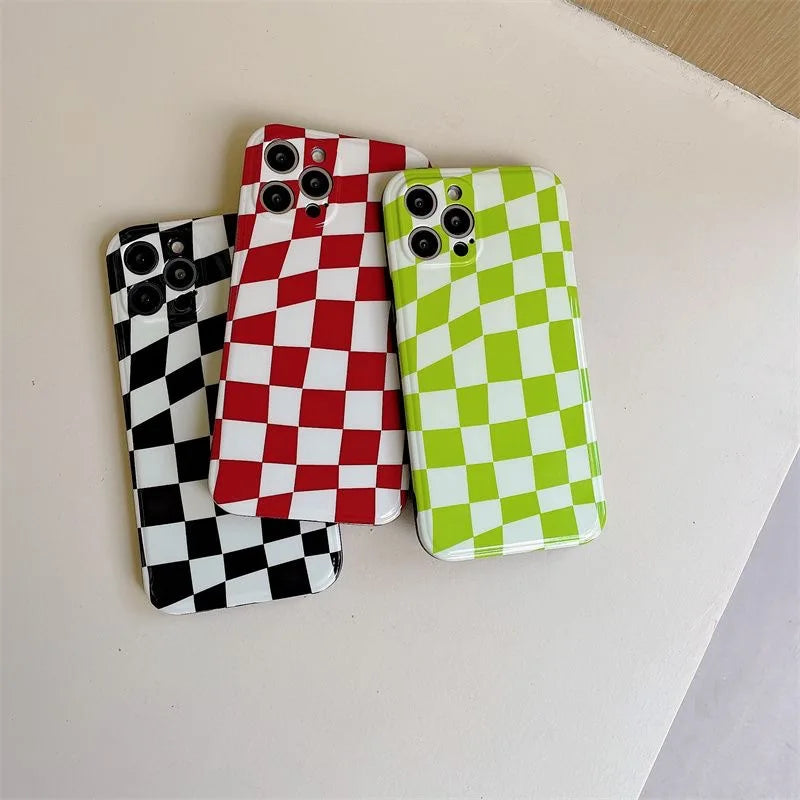 Checkerboard Pattern Phone Cases For Iphone Models on Luulla