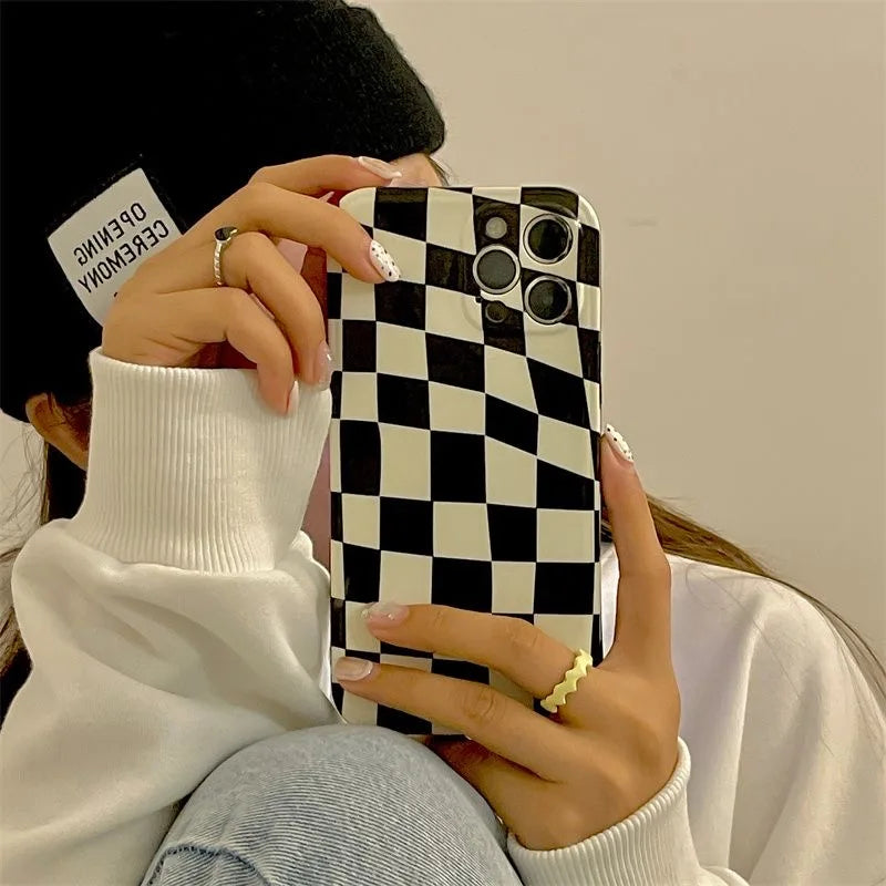 Checkerboard Pattern Phone Cases For Iphone Models on Luulla