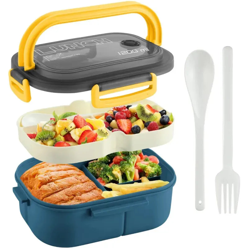 Portable Leakproof Bento Lunch Box With Utensils on Luulla