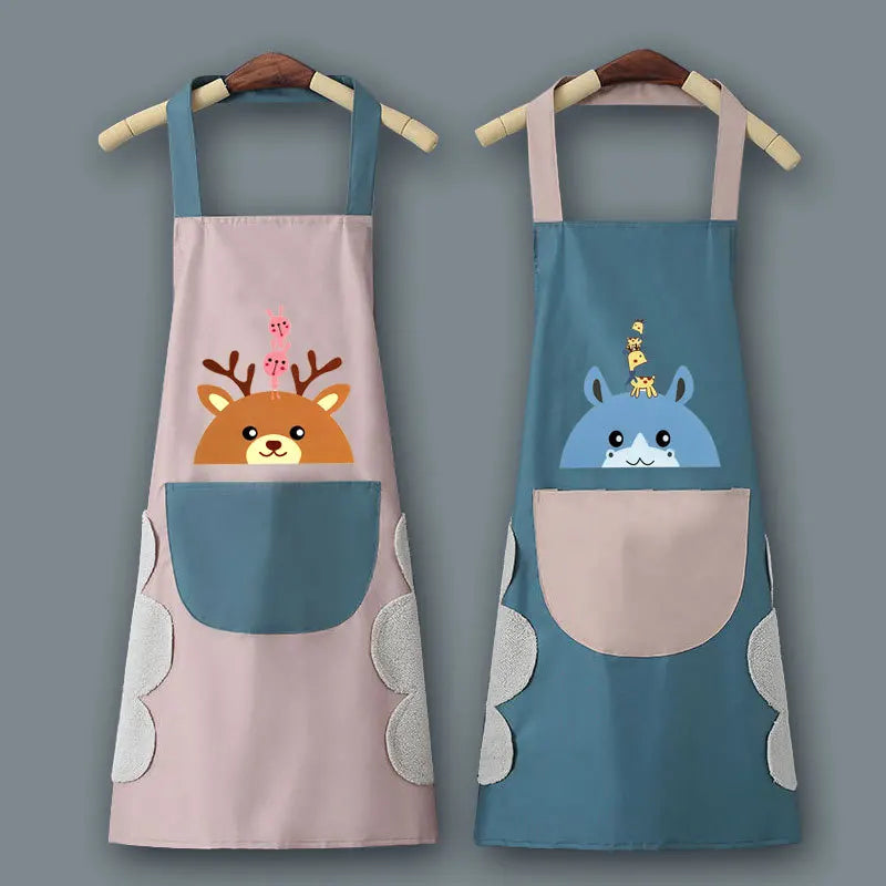 Adorable Animal Design Kids Cooking Aprons on Luulla