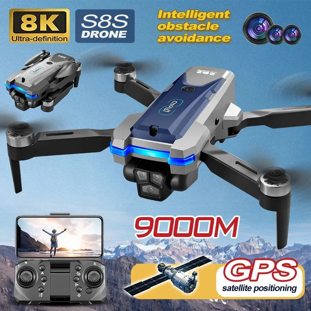 8k S8s Drone With Gps And Obstacle Avoidance on Luulla