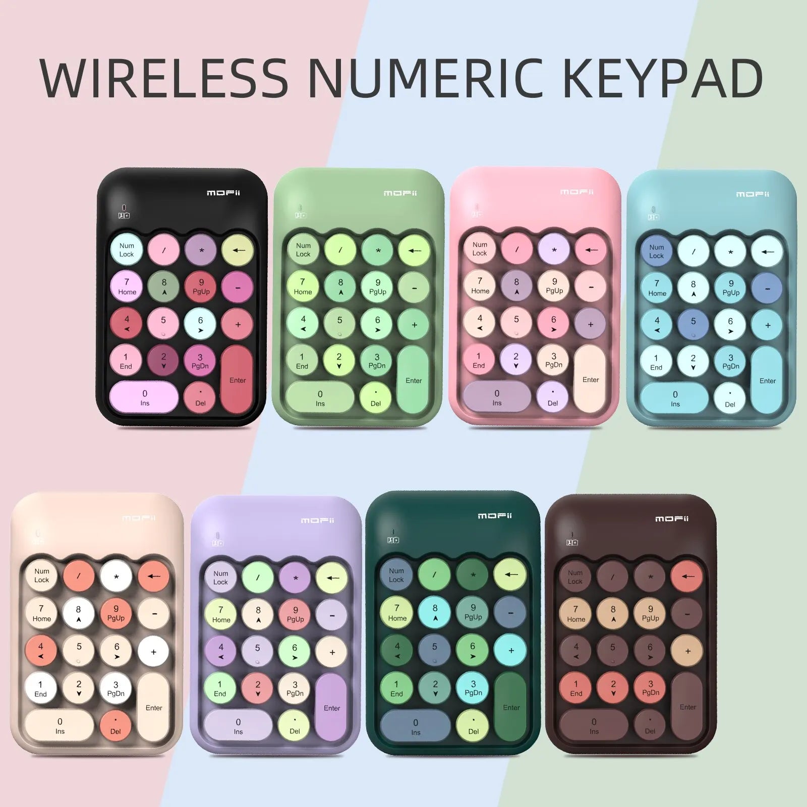 Colorful Wireless Numeric Keypad For Laptops And Pcs on Luulla