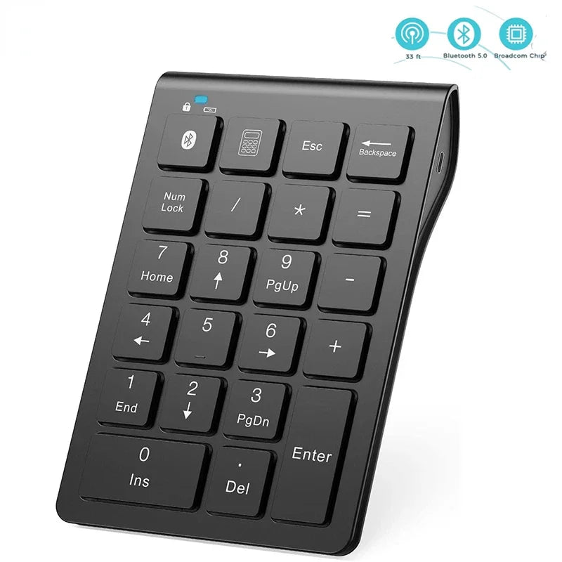 Wireless Bluetooth Numeric Keypad With Usb Charging on Luulla