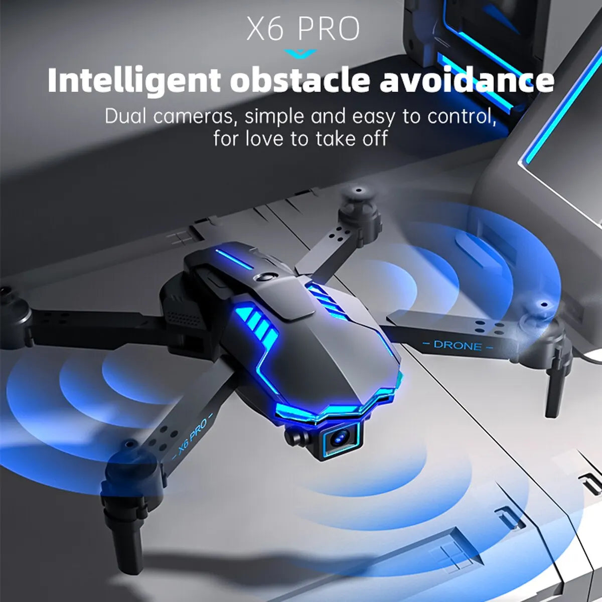 X6 Pro Dual Camera Intelligent Obstacle Avoidance Drone on Luulla