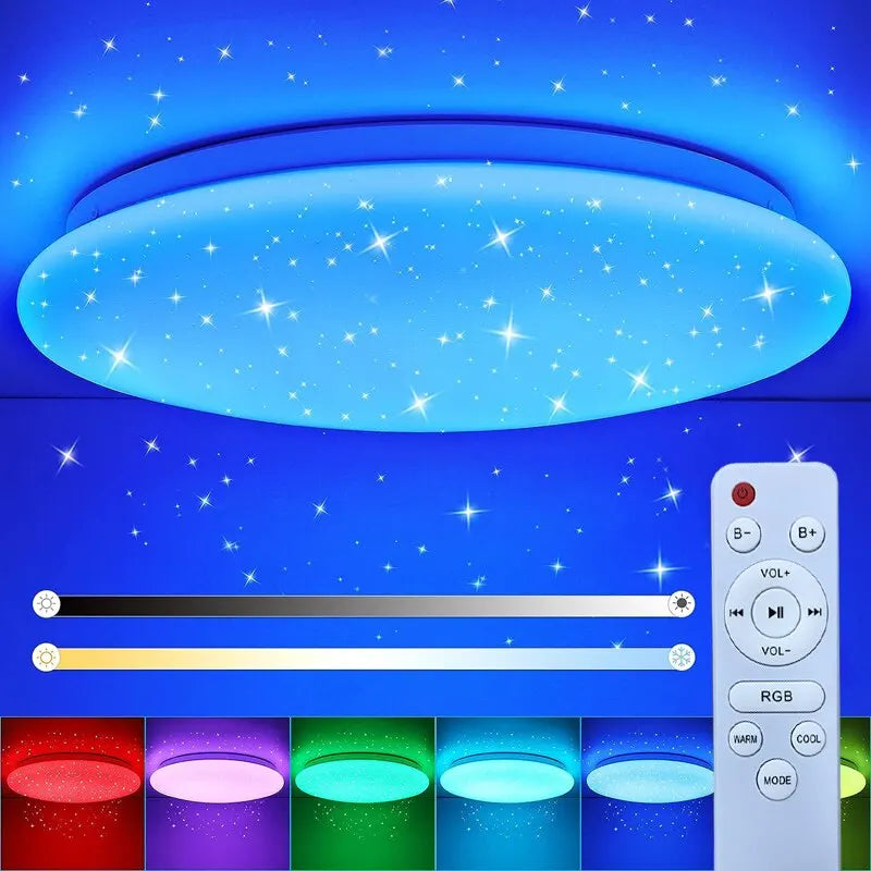 Led Ceiling Light With Remote, Color Changing on Luulla