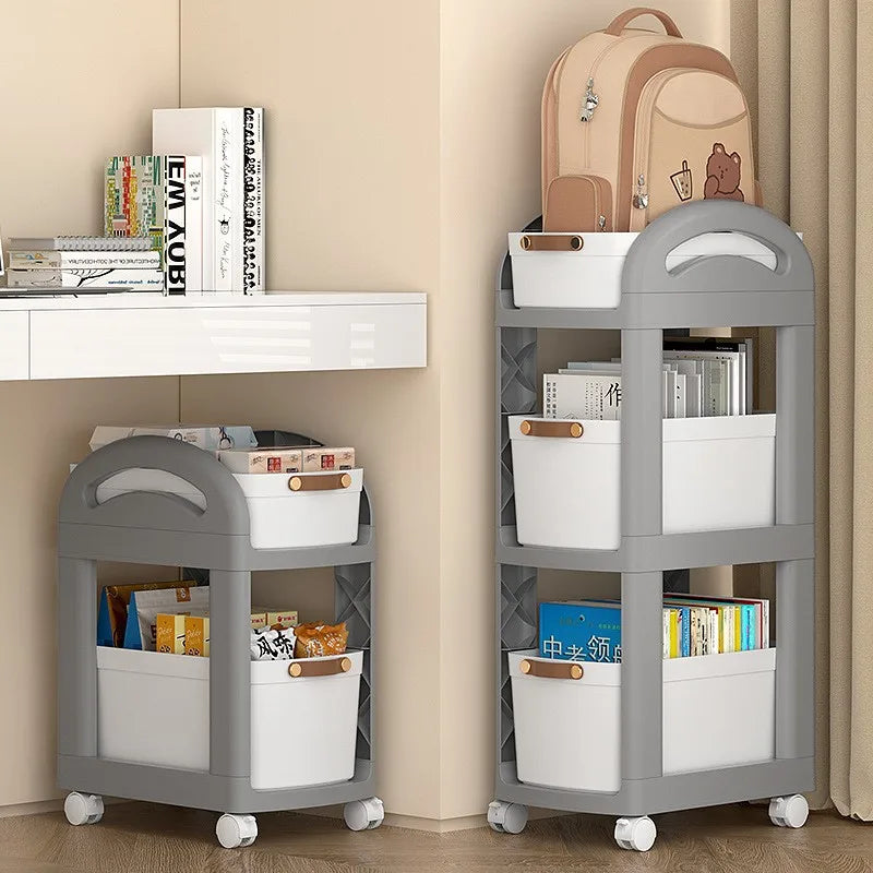 Mobile Multi-tier Storage Rack With Wheels on Luulla