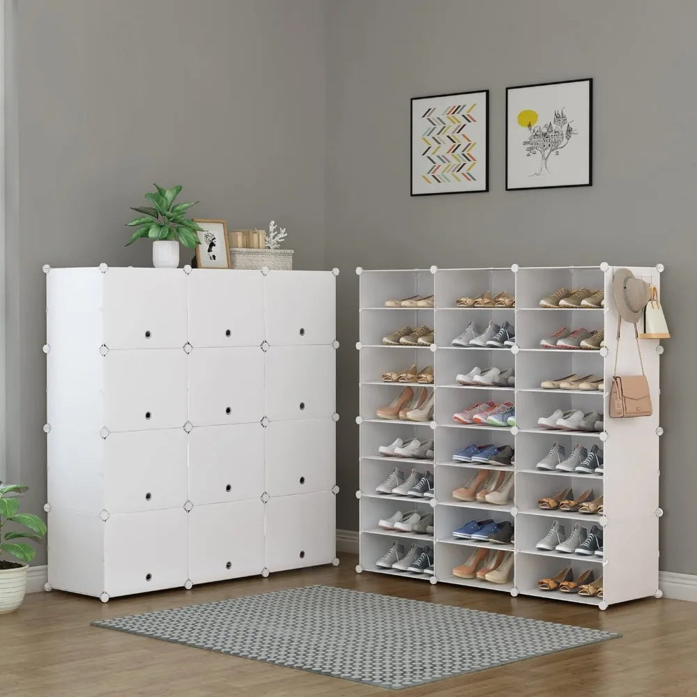 Modular Storage Cubes With Shoe Organizer Shelves on Luulla