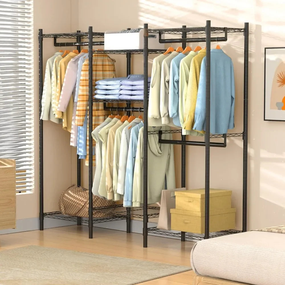 Heavy-duty Adjustable Metal Closet Organizer System on Luulla