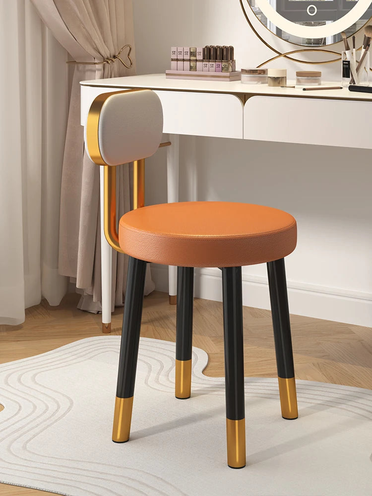 Modern Designer Round Stool For Vanity Desk on Luulla