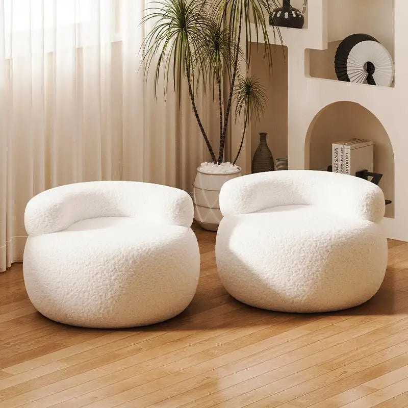 Modern Plush Accent Chairs Set Of Two on Luulla