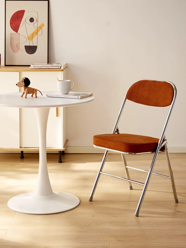 Comfort Folding Chair With Cushioned Seat Backrest on Luulla