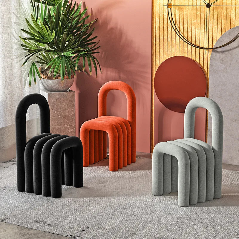 Modern Colorful Arched Design Accent Chair on Luulla