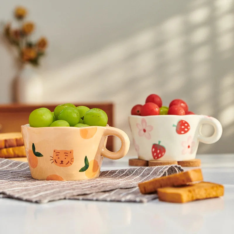 Whimsical Ceramic Cups With Playful Animal Designs on Luulla