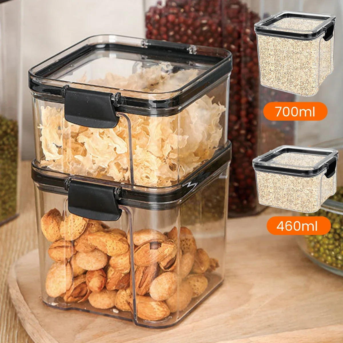 Airtight Stackable Food Storage Containers Set on Luulla