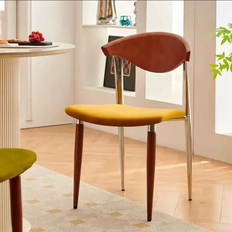 Modern Two-tone Chair, Wooden Legs, Comfortable Seat on Luulla