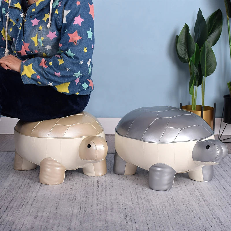 Adorable Turtle Ottoman Set With Cushioned Seats on Luulla