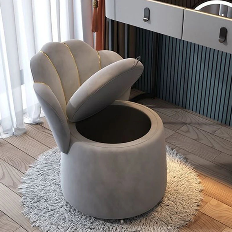 Velvet Swivel Chair With Hidden Storage Compartment on Luulla
