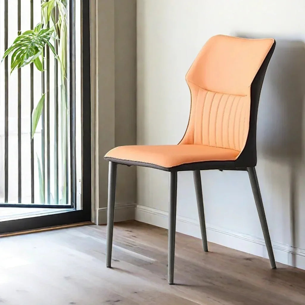 Stylish Contoured Chair With Comfortable Upholstery Design on Luulla